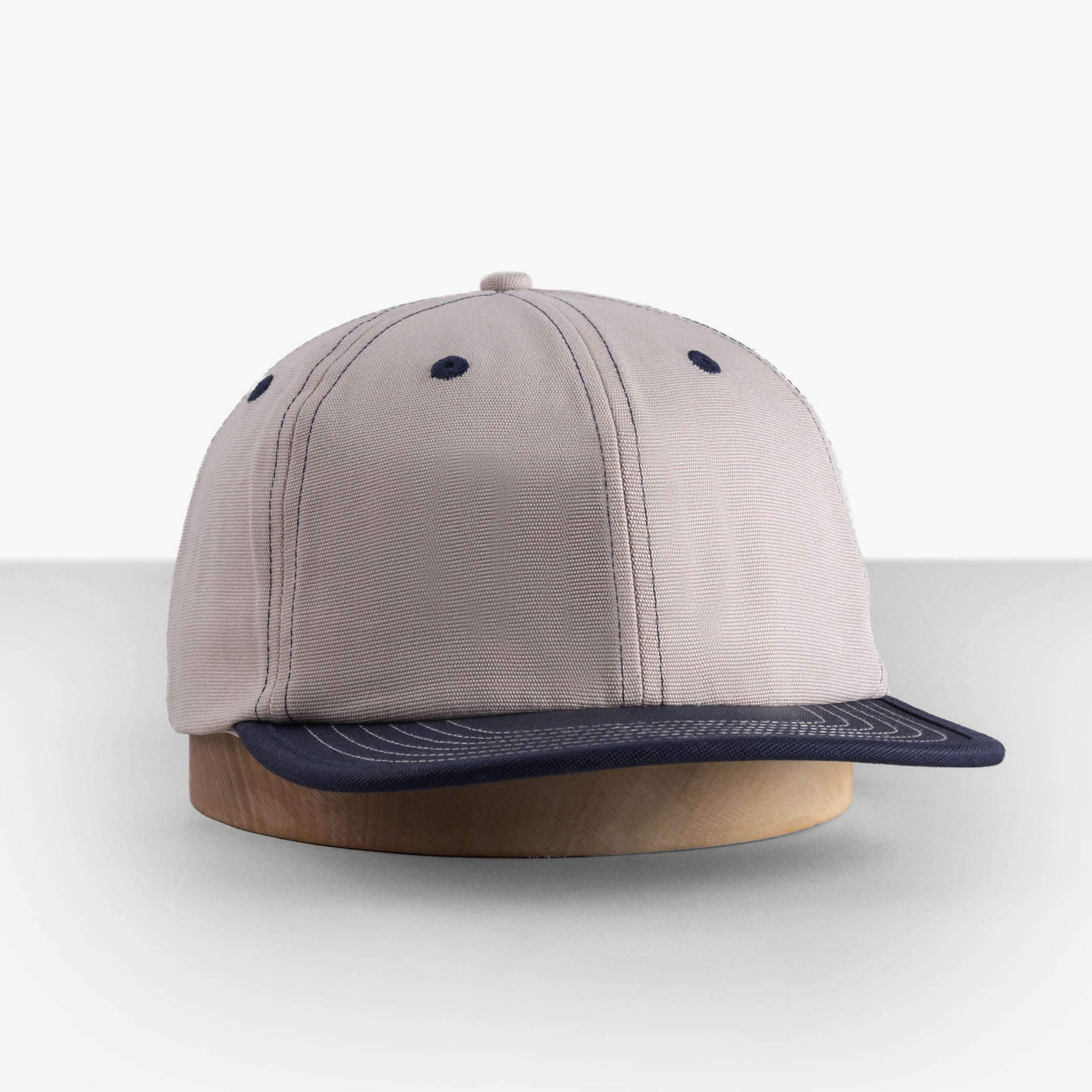 Big Flat Bill Unstructured Contrast Stitch Hat / Hats For Big Heads ...