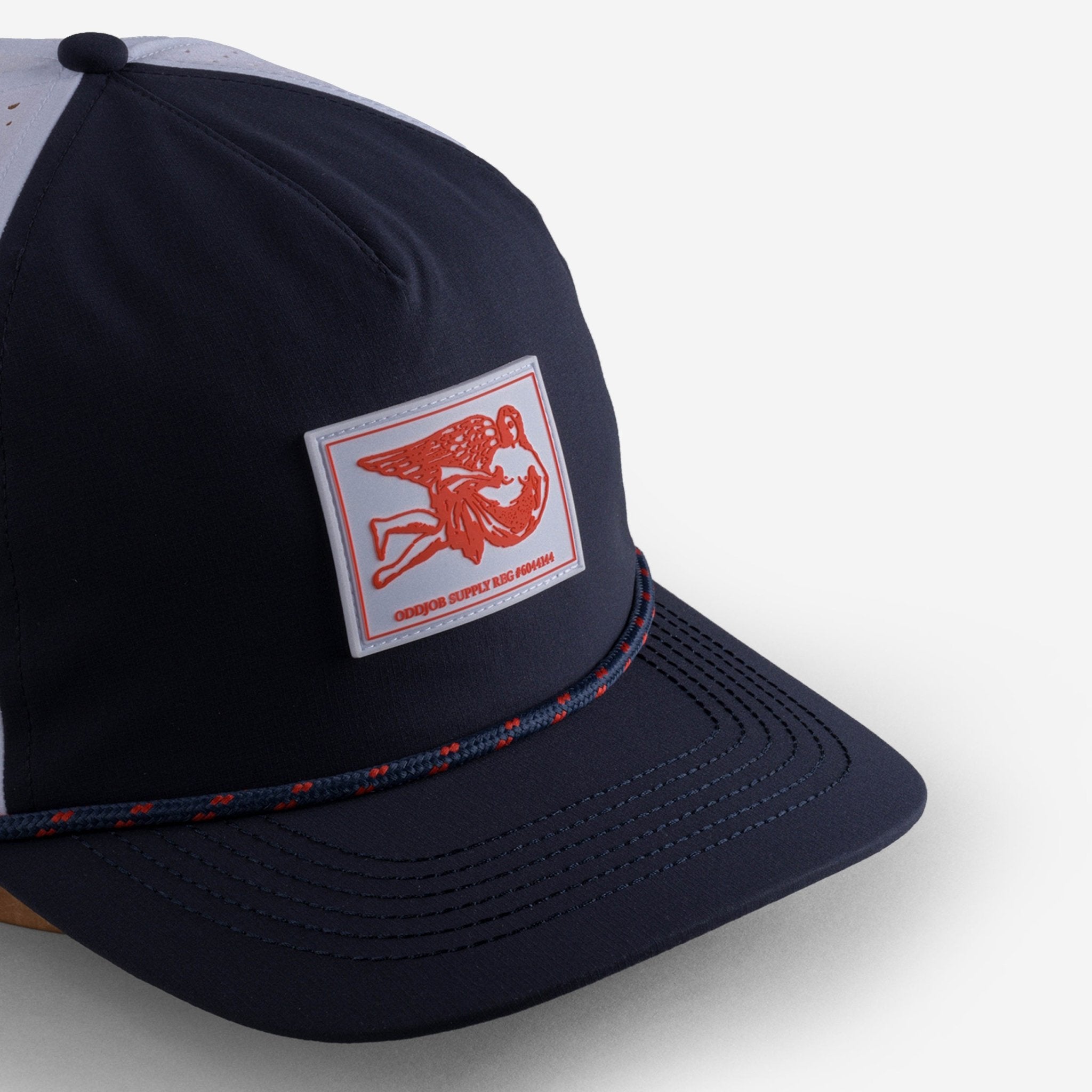 Big Flat Bill Unstructured Rope Sport Hat / Hats For Big Heads / Oddjob Hats - Oddjob® Hats