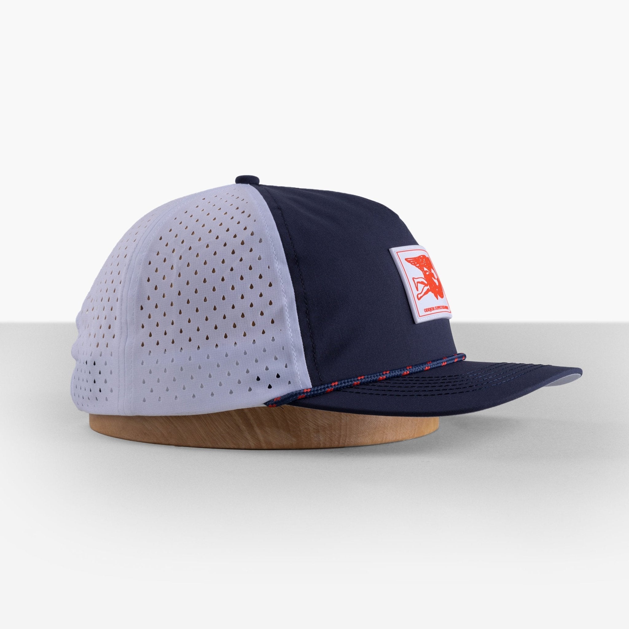 Big Flat Bill Unstructured Rope Sport Hat / Hats For Big Heads / Oddjob ...