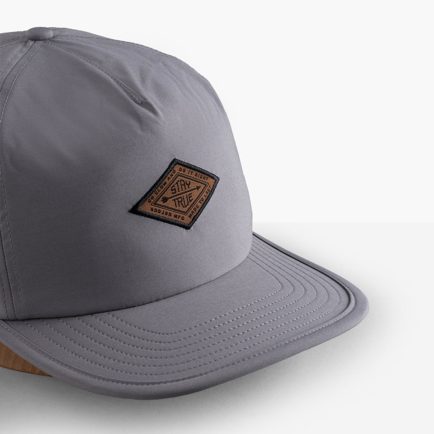 Big Flat Bill Unstructured Wicking Hat / Hats For Big Heads / Oddjob ...